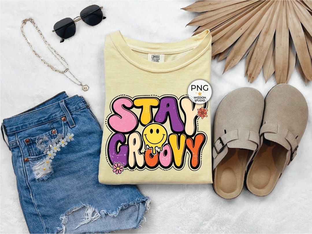 Stay Groovy PNG Image, Retro Groovy Hippie Design, Sublimation Designs ...