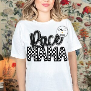 Race Mama PNG Image, Racing Checkered Flag Black Design, Sublimation ...