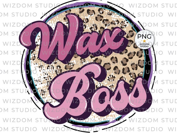 Wax Boss PNG Image Pink Leopard Design Sublimation Designs - Etsy