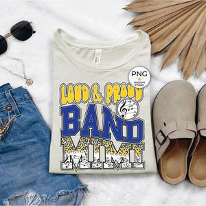 Band Mimi PNG Image, Leopard Marching Band Blue Gold Design ...