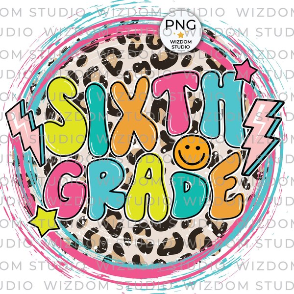 Sixth Grade Png - Etsy