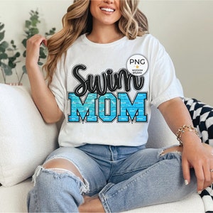 Swim Mom PNG Image, Swimming & Diving Design, Sublimation Designs ...