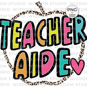 Teachers Aide PNG Image, Teacher Apple Back to School Design ...