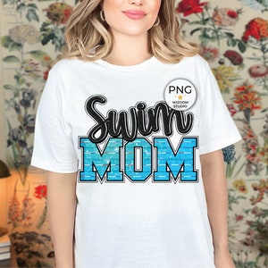 Swim Mom PNG Image, Swimming & Diving Design, Sublimation Designs ...
