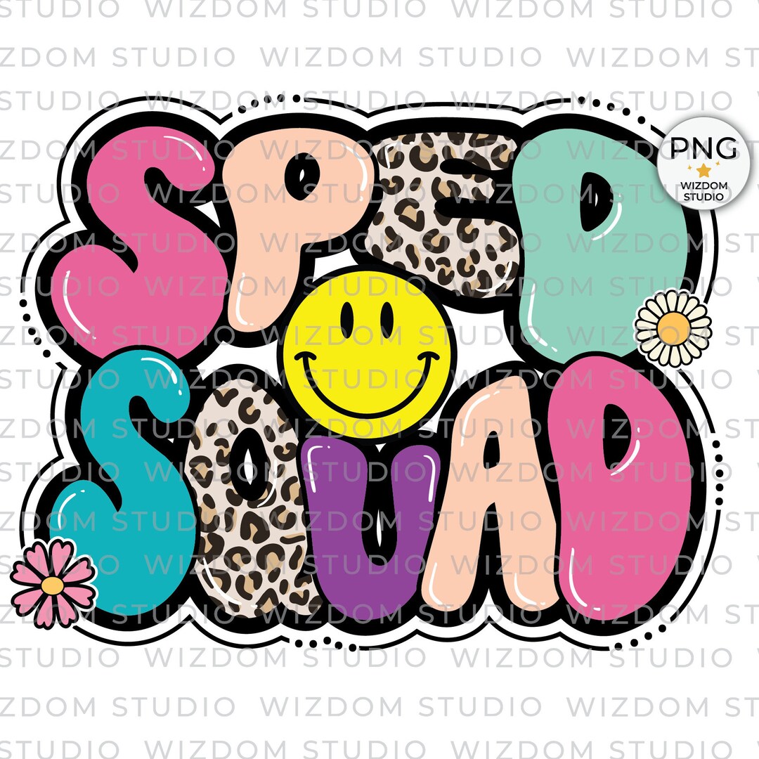 SPED Squad PNG Image, Back to School Special Education Design ...