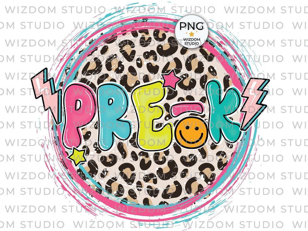 Pre-k PNG Image Back to School Pre-k Design Sublimation - Etsy