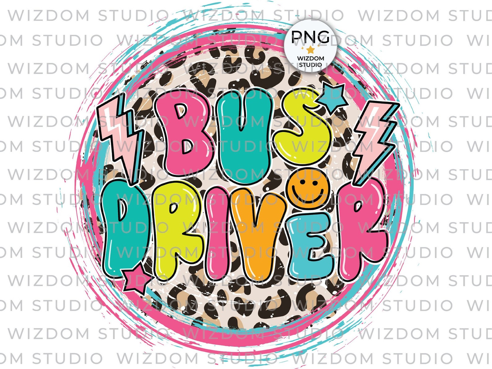 Bus Driver PNG Image Sublimation Designs Downloads PNG File - Etsy