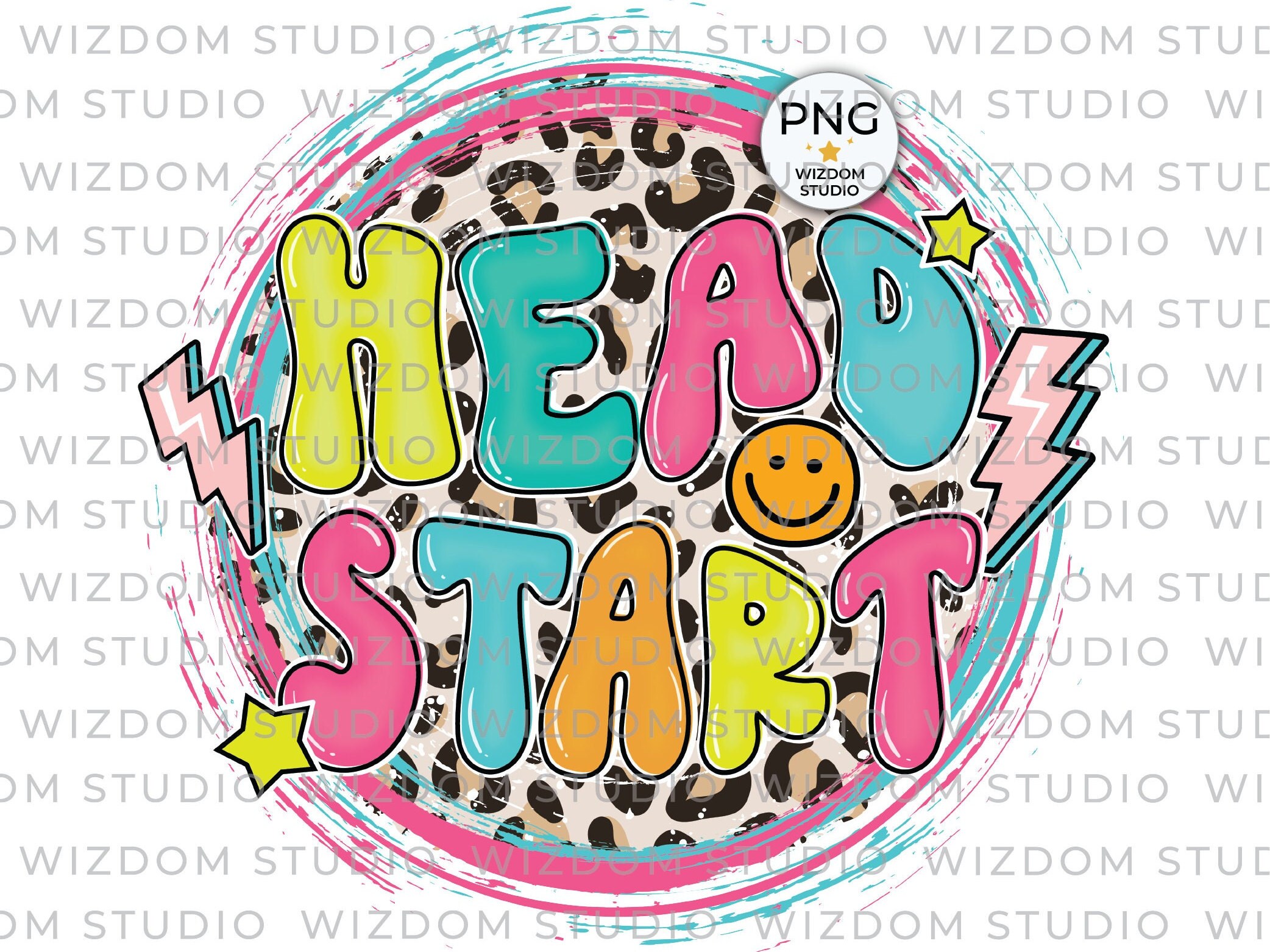 Head Start PNG Image Back to School Design Sublimation - Etsy