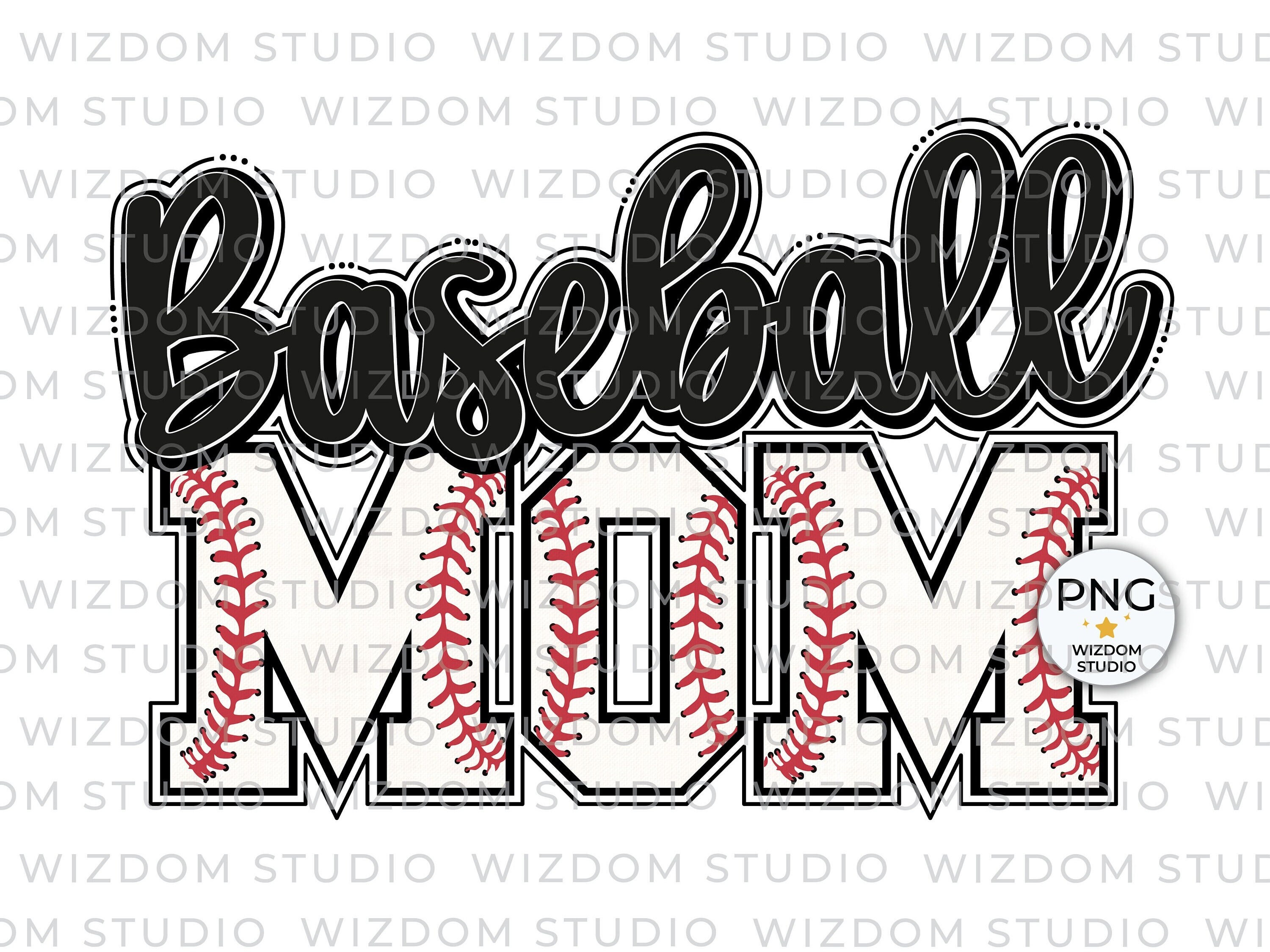 Art & Collectibles Drawing & Illustration Digital Baseball Mom PNG etna ...