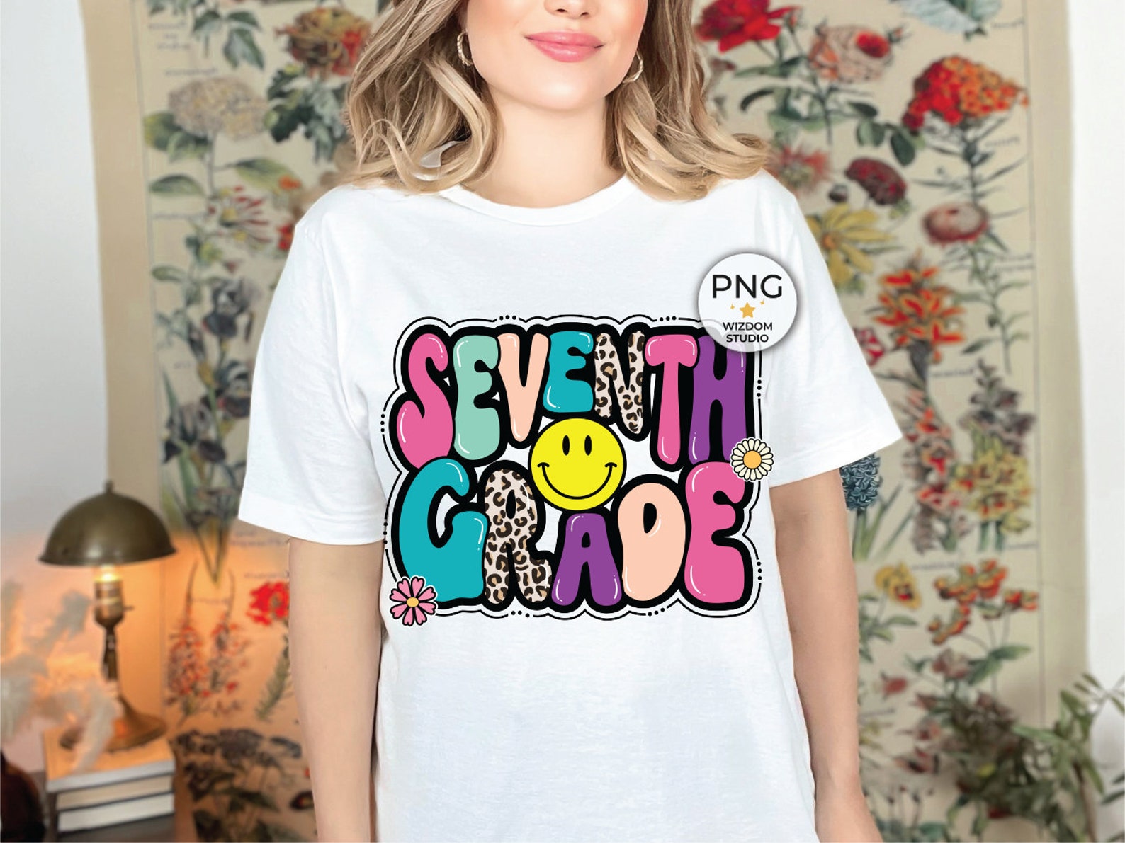 Seventh Grade PNG Image, Back to School Leopard 7th Grade Design ...