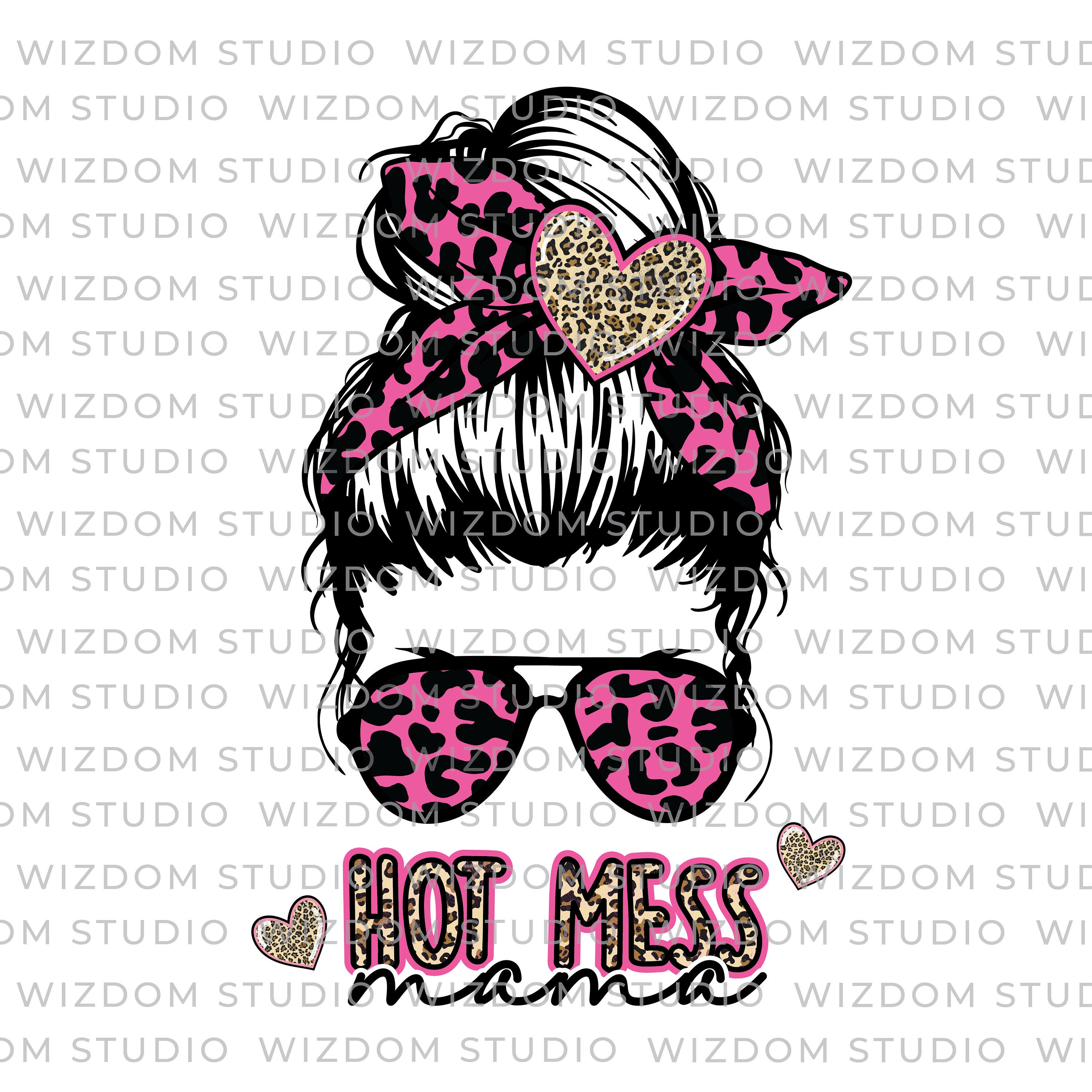 Hot Mess Mama PNG PNG transparente descarga de diseños de - Etsy España