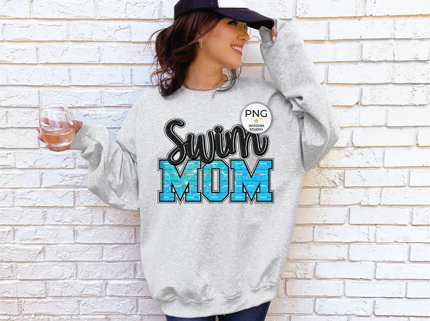 Swim Mom PNG Image, Swimming & Diving Design, Sublimation Designs ...