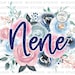 Nene PNG Image, Floral Nene Design, Sublimation Designs Downloads, PNG ...