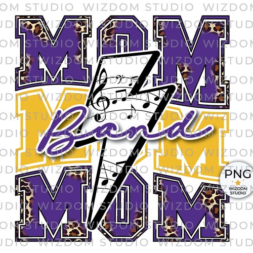 Band Mom PNG Image Tiger Stripes Marching Band Design - Etsy