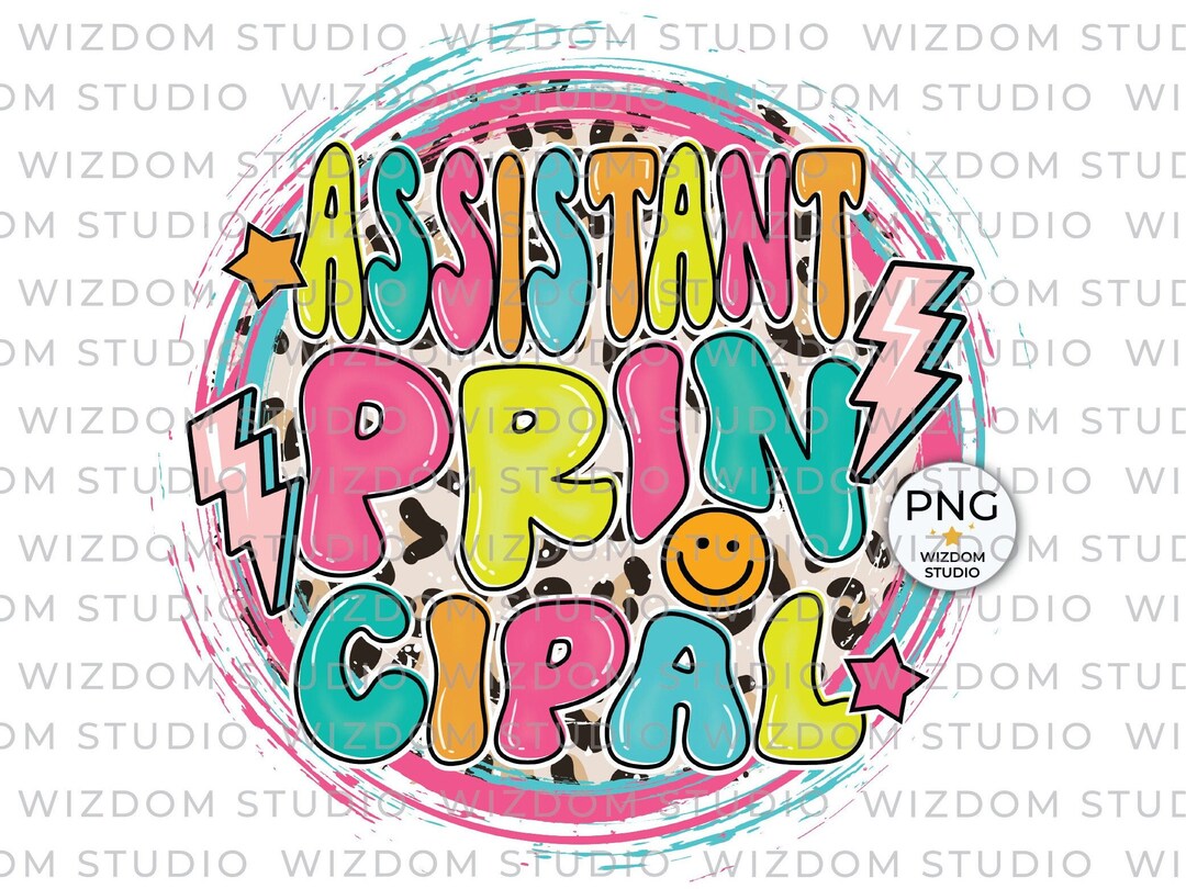 Assistant Principal PNG Image Teacher Back to School Design - Etsy