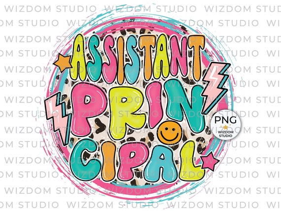 Assistant Principal PNG Image Teacher Back to School Design - Etsy