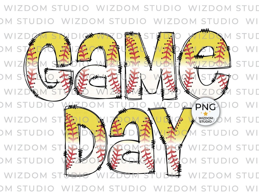 Game Day Baseball Softball PNG Image Baseball Softball - Etsy