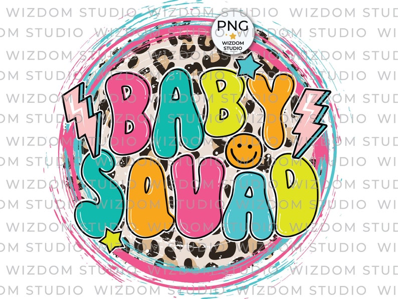 Baby Squad PNG Image Back to School Design Sublimation - Etsy