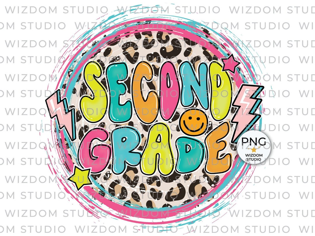 Second Grade PNG Image Back to School 2nd Grade Design - Etsy