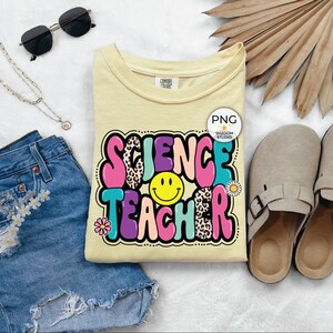 Science Teacher PNG Image, Back to School Leopard Science Teacher ...