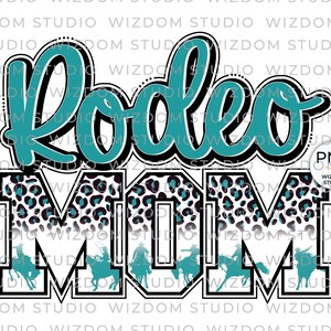 Rodeo Mom PNG Image, Rodeo Leopard Western Design, Sublimation Designs ...