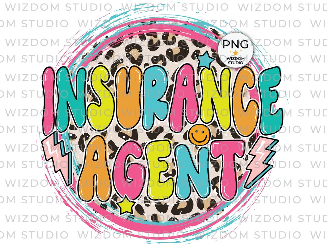 Insurance Agent PNG Image Leopard Lightning Bolt Design - Etsy