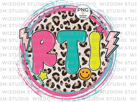 RTI PNG Image Teacher Back to School Design Sublimation - Etsy