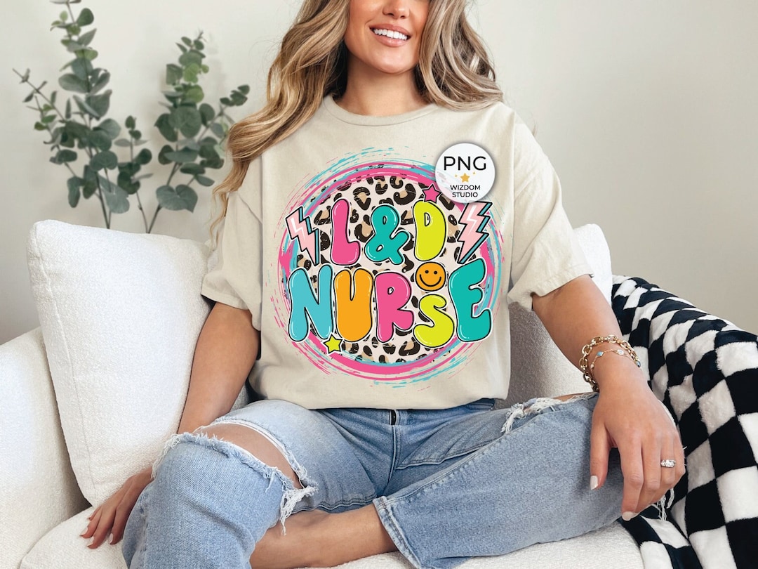 L&D Nurse PNG Image, Leopard Nurse Design, Sublimation Designs ...