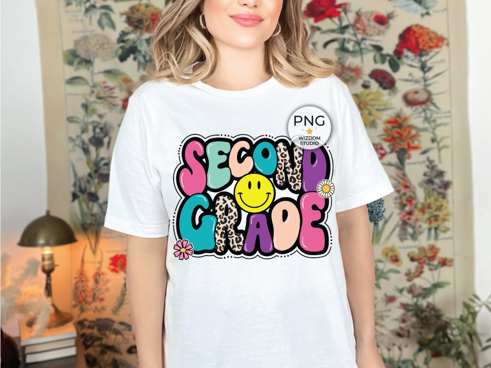 Second Grade PNG Image, Back to School Leopard 2nd Grade Design ...