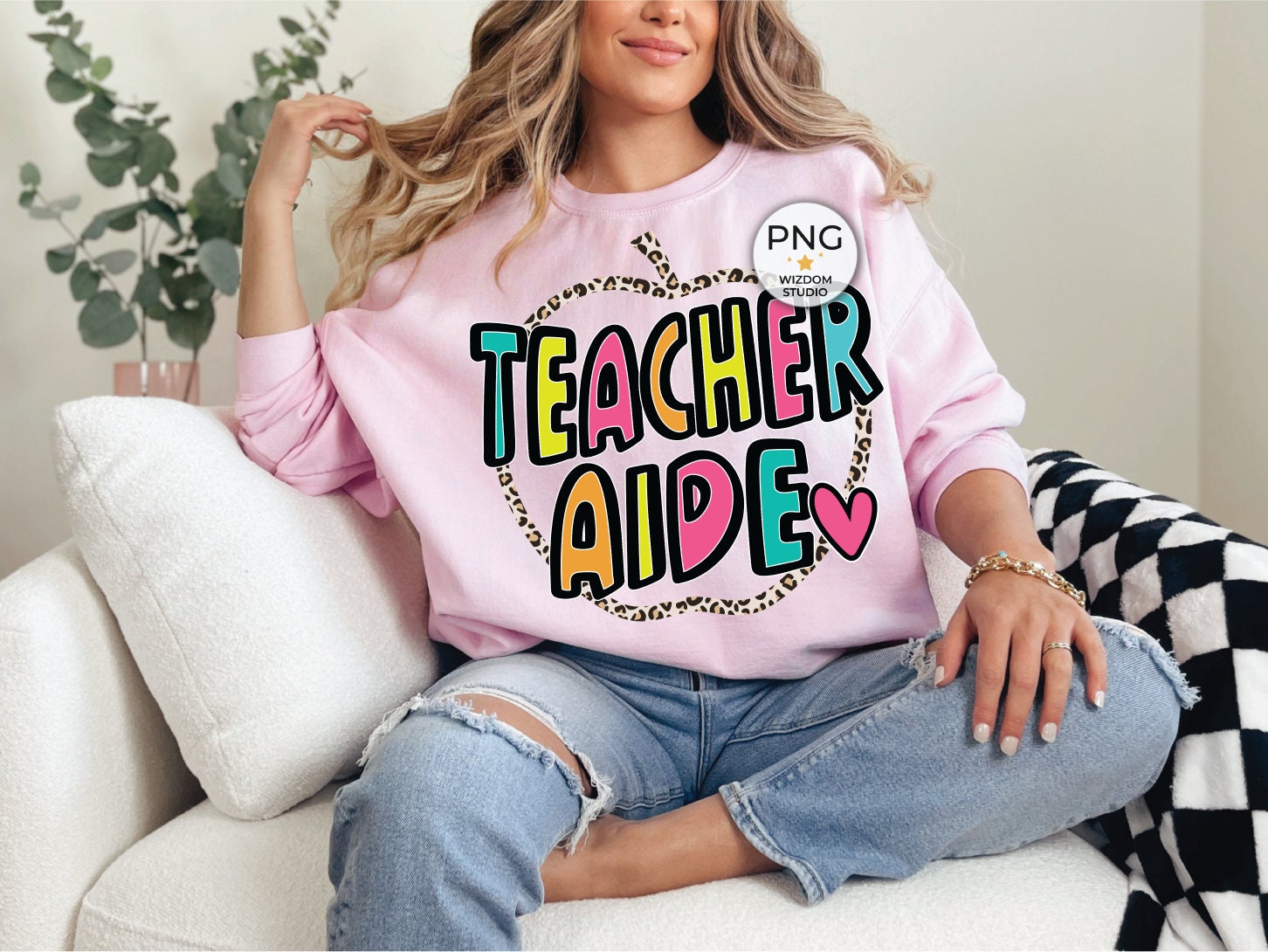Teachers Aide PNG Image, Teacher Apple Back to School Design ...