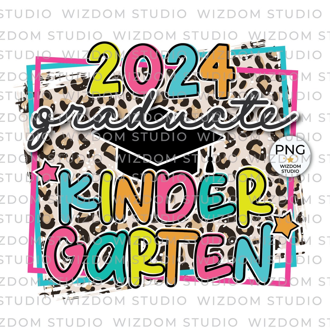 2024 Graduate Kindergarten PNG Image, Leopard School Design ...
