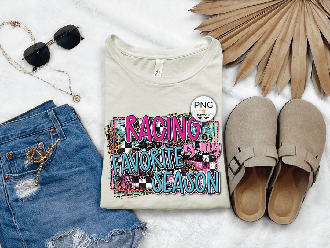 Racing is My Favorite Season PNG Image, Race Checkered Design ...