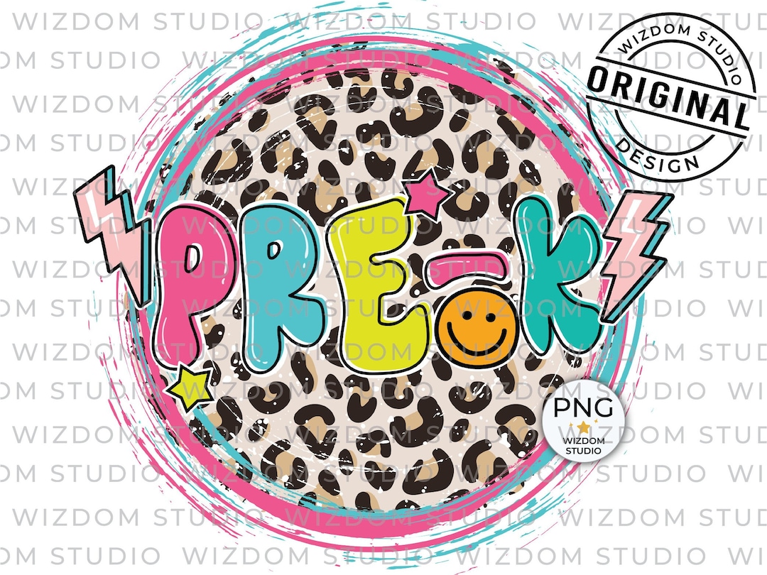 Pre-k PNG Image, Back to School Pre-k Design, Sublimation Designs ...