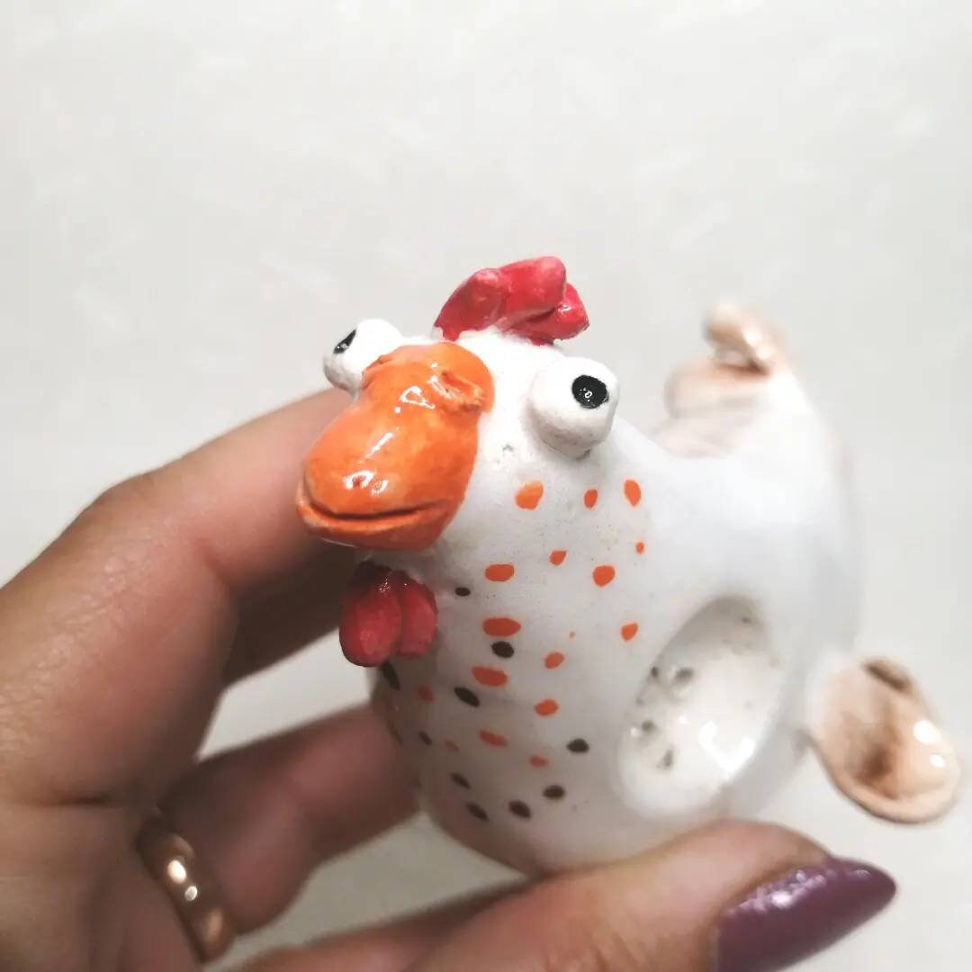 Chicken Pipe, Ceramic Pipe, Handmade Pipe, Pipe - Etsy