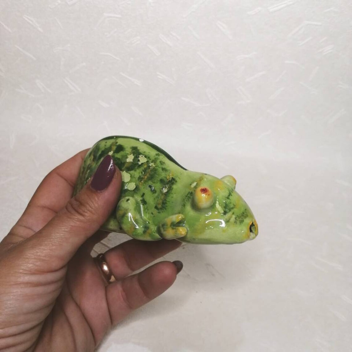 Chameleon Pipe Handmade Pipe Ceramic Pipe Handmade Ceramic - Etsy