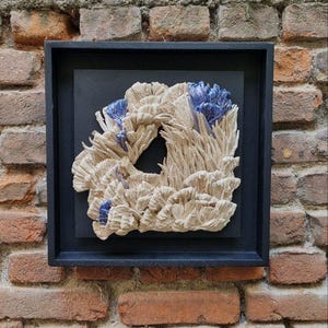 15x15 Inch Handmade Ceramic 3D Coral Reef Sculpture Unique Ocean ...