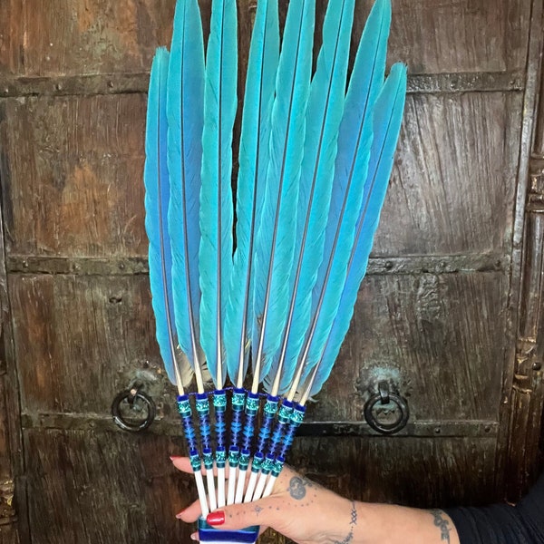 Feather Fan - Etsy