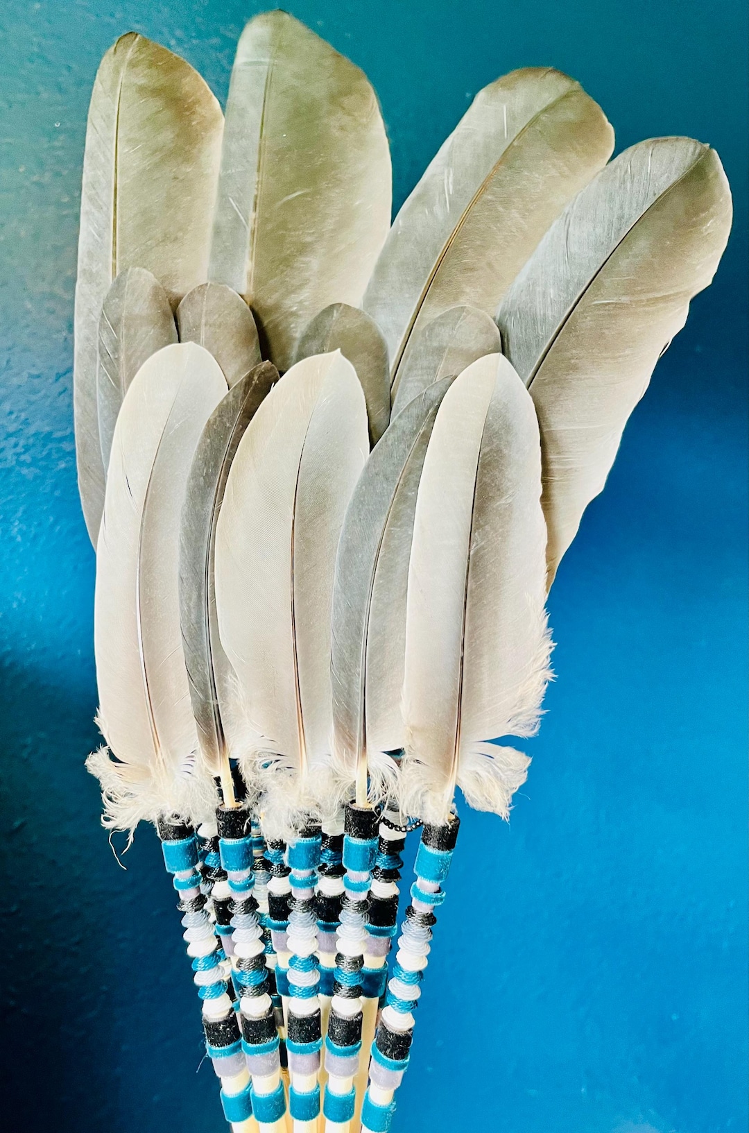 NAC Prayer Fan, Feather Peyote Ceremony Tool, Alter and Smudge Fan. - Etsy