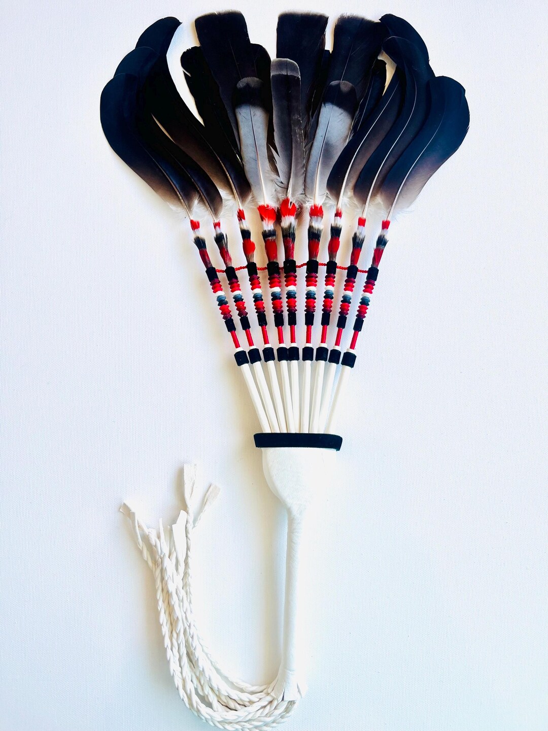 NAC Prayer Fan, Feather Peyote Ceremony Tool, Alter and Smudge Fan. - Etsy