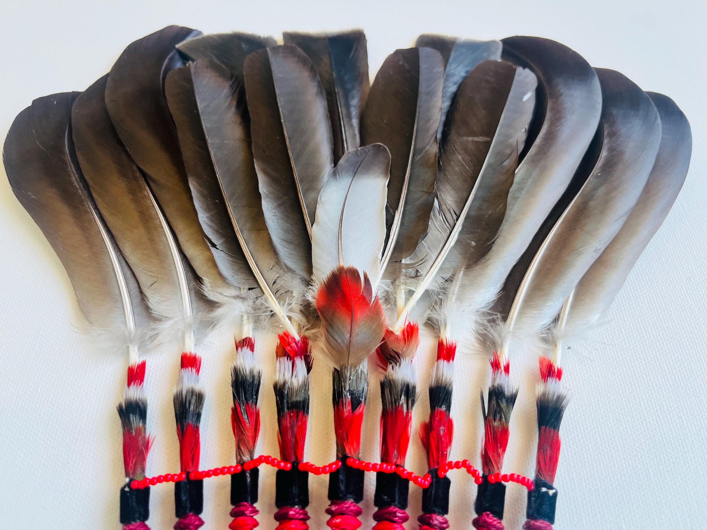 NAC Prayer Fan, Feather Peyote Ceremony Tool, Alter and Smudge Fan. - Etsy