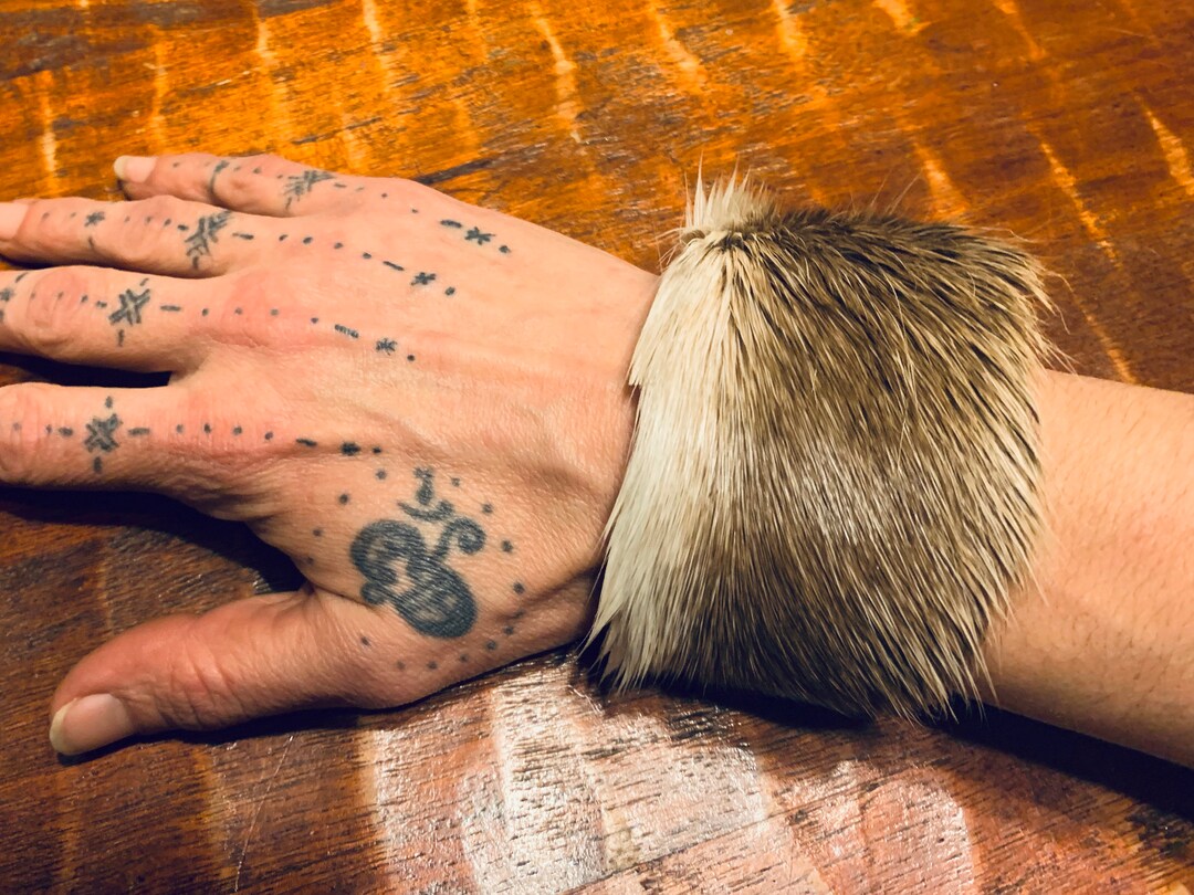 Caribou Hide Bracelet, Men and Women, Sacred Ceremony Article, Animal ...