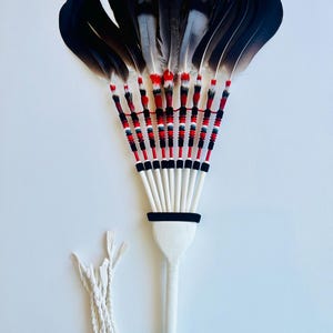 NAC Prayer Fan, Feather Peyote Ceremony Tool, Alter and Smudge Fan. - Etsy