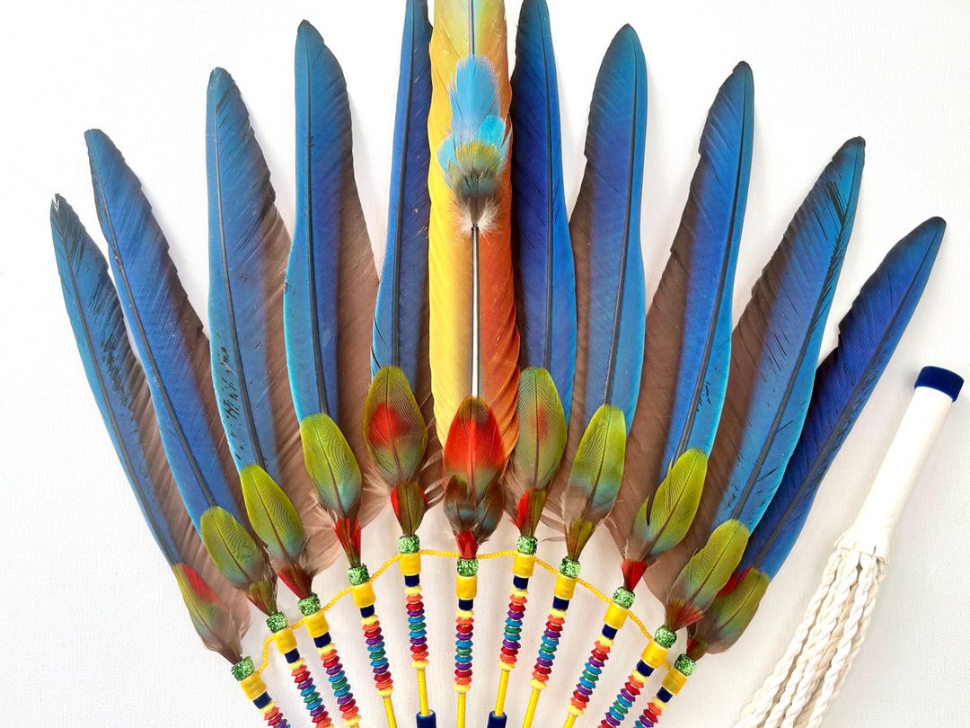 NAC Native American Church Prayer Fan, Peyote Ceremony Instrument ...