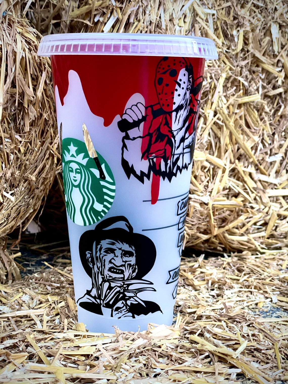 Slasher Cup Horror Scary Movie Cup Michael Scream Freddy Halloween Cup ...