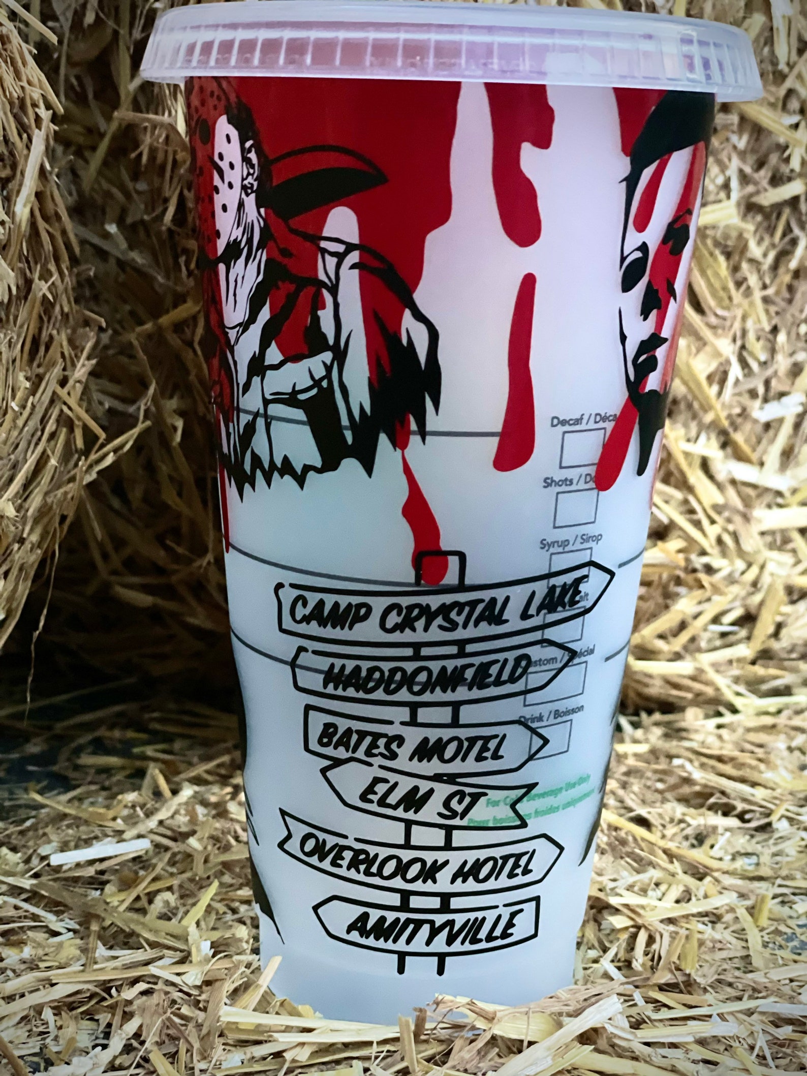 Slasher Cup Horror Scary Movie Cup Michael Scream Freddy Halloween Cup ...