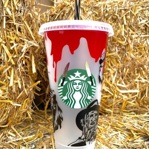 Slasher Cup Horror Scary Movie Cup Michael Scream Freddy Halloween Cup ...