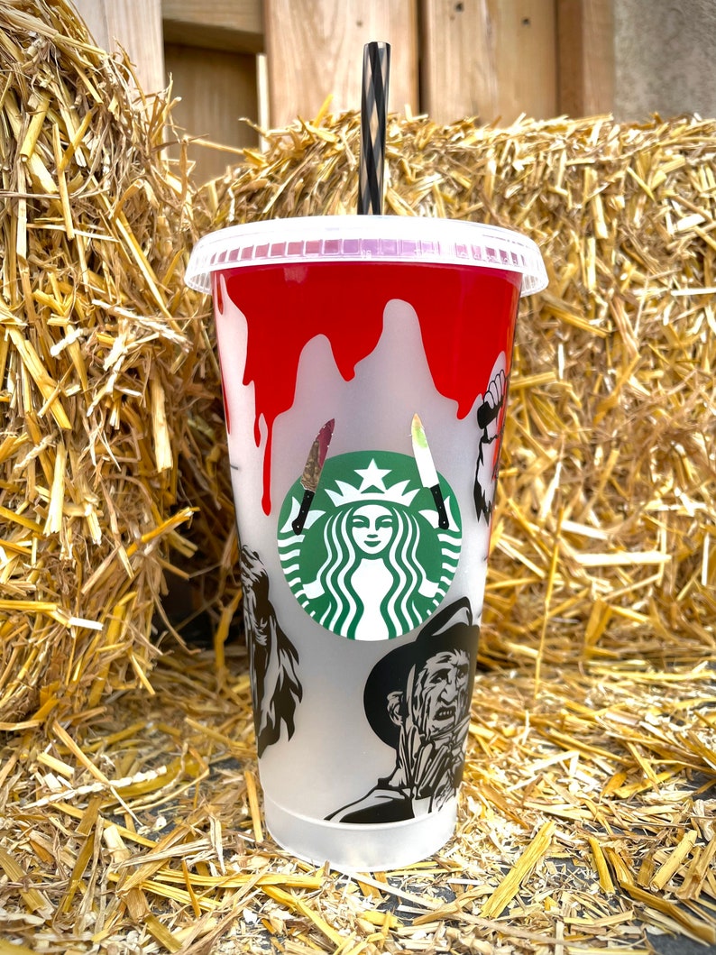 Slasher Cup Horror Scary Movie Cup Michael Scream Freddy Halloween Cup ...