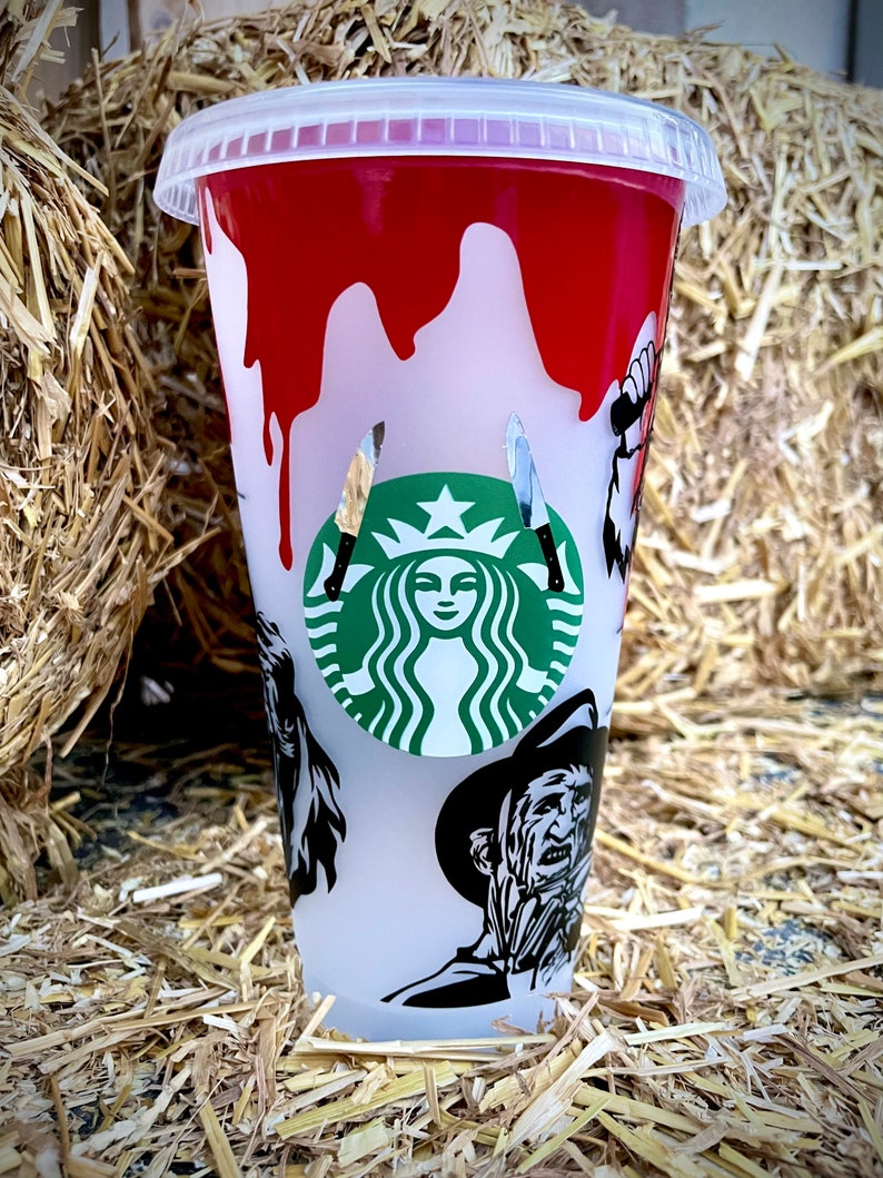Slasher Cup Horror Scary Movie Cup Michael Scream Freddy Halloween Cup ...