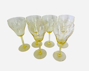Antique Yellow Glass - Etsy
