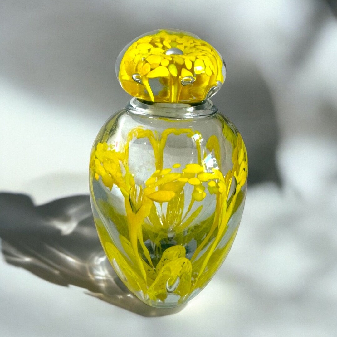 Handblown Zimmerman Art Glass Dresser Bottle /victor Zimmerman/vintage ...